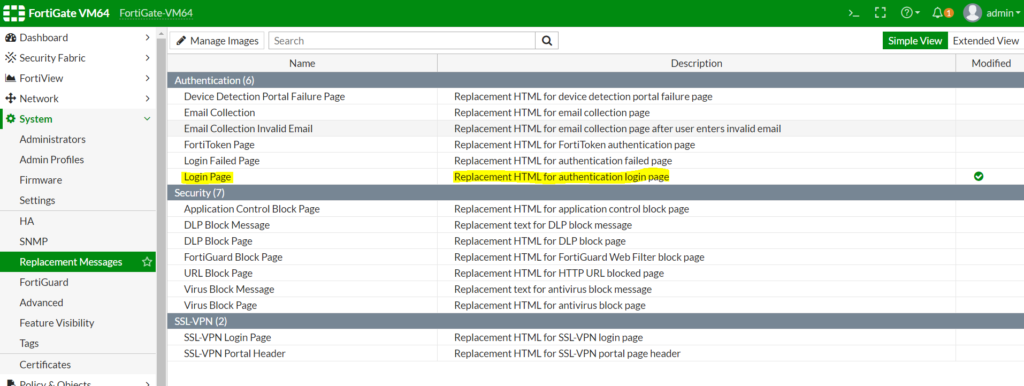 Belajar Fortigate : Bagaimana Cara Custom Login Authentication Captive ...